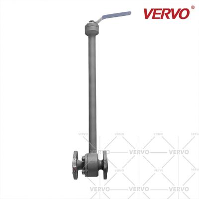 Cina La valvola a sfera di galleggiamento molle criogenica della guarnizione delle valvole LF2 della valvola a sfera 150LB di bassa temperatura estende la valvola a sfera del gambo 2500LB 1500LB in vendita