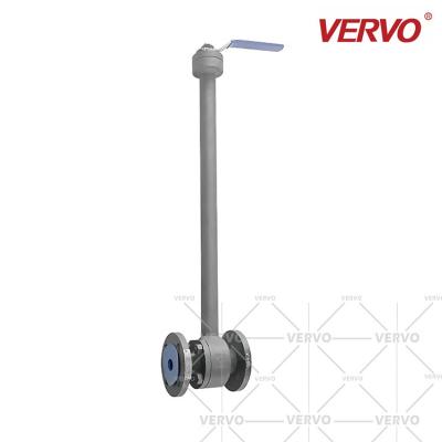 Cina La valvola a sfera di galleggiamento molle criogenica della guarnizione delle valvole LF2 della valvola a sfera 150LB di bassa temperatura estende la valvola a sfera del gambo 2500LB 1500LB in vendita