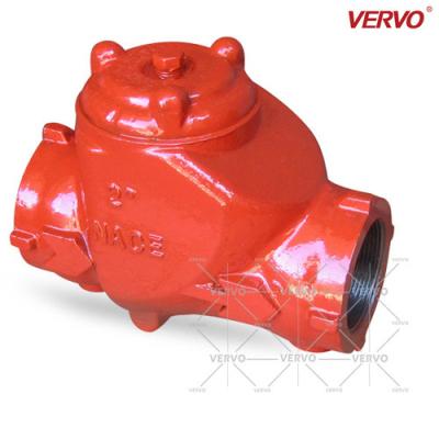 Cina Valvola di ritenuta d'acciaio forgiata dell'oscillazione 2" classe 150 Npt Wcb in vendita