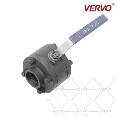 Cina La valvola a sfera messa molle API608 dell'entrata del lato della valvola a sfera dell'incavo DN50 della valvola a sfera a 2 pollici della saldatura puntigliosa e si riduce alesato in vendita