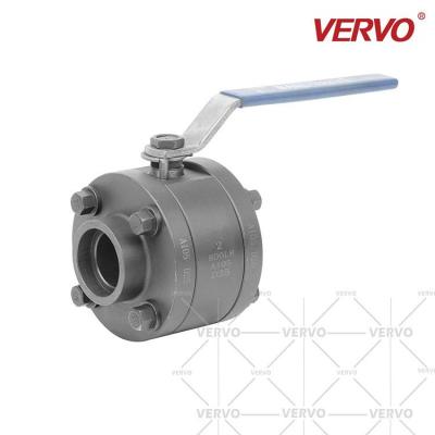 Cina La valvola a sfera messa molle API608 dell'entrata del lato della valvola a sfera dell'incavo DN50 della valvola a sfera a 2 pollici della saldatura puntigliosa e si riduce alesato in vendita