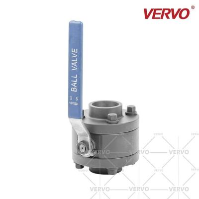 Cina La valvola a sfera messa molle API608 dell'entrata del lato della valvola a sfera dell'incavo DN50 della valvola a sfera a 2 pollici della saldatura puntigliosa e si riduce alesato in vendita