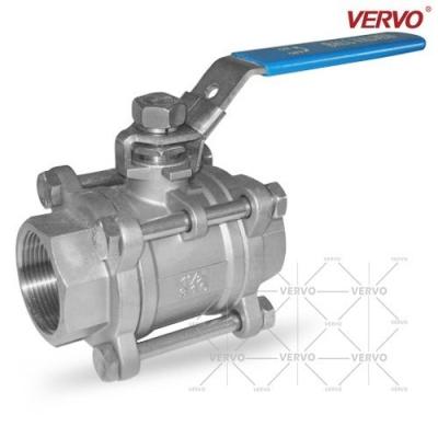 Cina Tipo di galleggiamento a 0,5 pollici valvola a sfera alesata puntigliosa e riduttrice della valvola a sfera della valvola a sfera 2000psi Npt Ss316 di DN15 3pcs in vendita