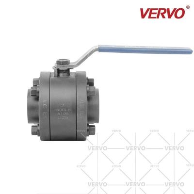 Cina La valvola a sfera messa molle API608 dell'entrata del lato della valvola a sfera dell'incavo DN50 della valvola a sfera a 2 pollici della saldatura puntigliosa e si riduce alesato in vendita