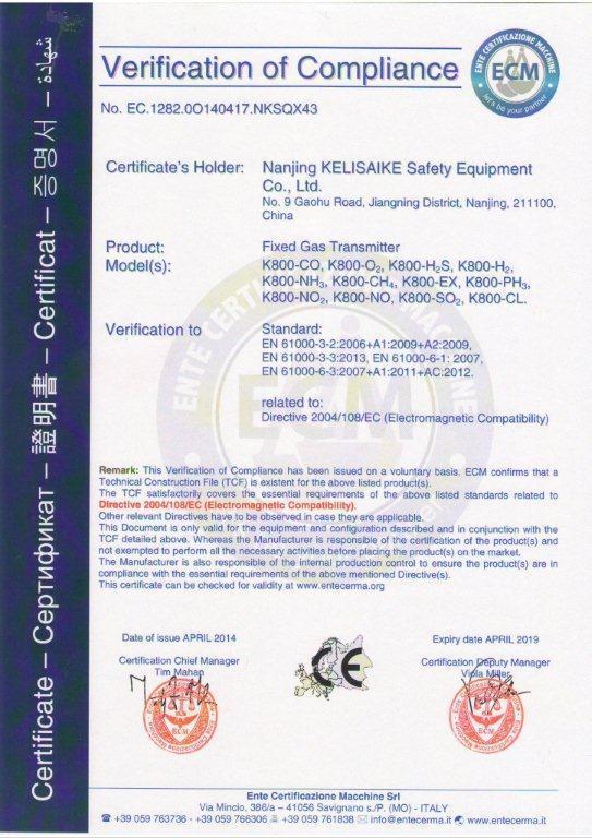 UL Approved Explosion-Proof Fixed Gas Detector with Light and Sound Alarm