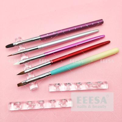 China 7.5Cm de Rust van het de Borstelhulpmiddel van de Lengte Duidelijke Plastic Spijker Penholder van de Basishouder Te koop