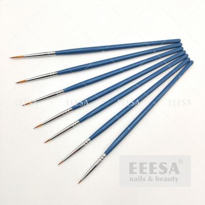 China 7Pcs houten Aquarelle Waterverf het Schilderen Tekenings Acrylreeks voor Art Nail Brush Te koop
