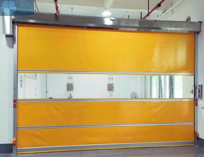 Cina Rotolo industriale di alta velocità di sicurezza sulla porta veloce piegante rapida di plastica automatica dell'otturatore del rullo della porta del PVC in vendita