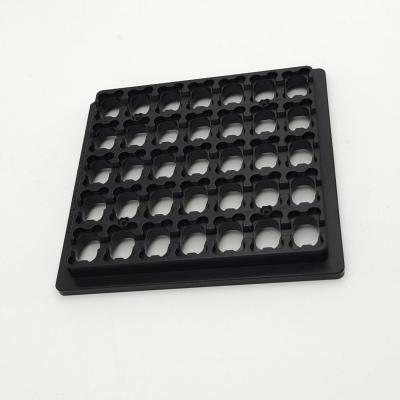 중국 표준 크기의 IC 칩 트레이 4 인치 ESD 와플 팩 전자 모듈 및 칩에 사용됩니다. 판매용