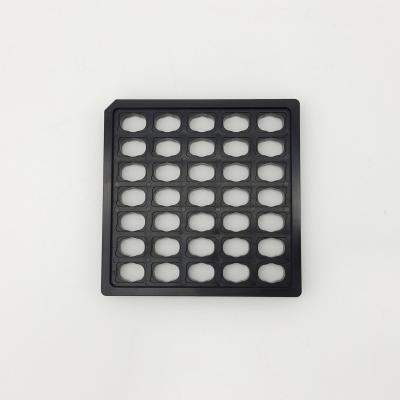 중국 표준 크기의 IC 칩 트레이 4 인치 ESD 와플 팩 전자 모듈 및 칩에 사용됩니다. 판매용