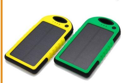 China 2016 Solar Power Bank 4000mAh Waterproof Powerbank Cargador Portable Solar Charger for Cell Phones for sale