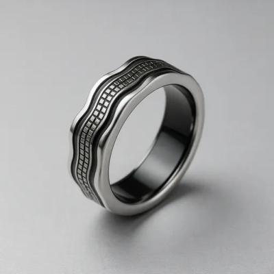 China Customized Mold Production Custom Jewelry Stainless Steel Factory Supplier Die-cast Mold Rings Fashion Ring Jewelry for sale