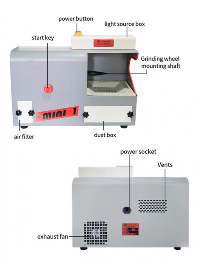 Small Buff Polishing Machine - Operation View