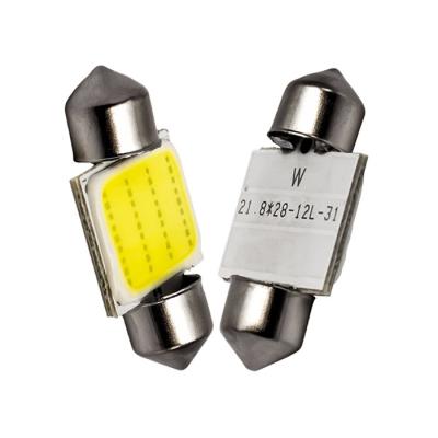 Cina lampadina bianca dell'automobile della PANNOCCHIA 12V LED di 7000K C5W 39mm in vendita