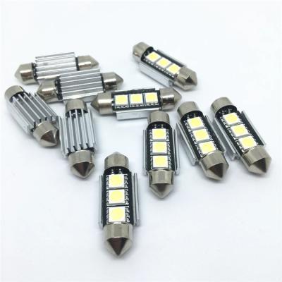 Cina lampadina blu bianca dell'automobile del festone SMD 5050 LED della cupola di 39mm in vendita