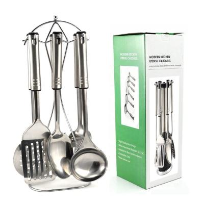 S/S 201 Handle Stainless Steel Utensilios De Cocina Kitchen Cooking Set Utensil