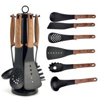 Quality 7pcs Kitchen Utensils Set Heat Resistant Silicone Cooking Tools for Non-stick Cooking for sale