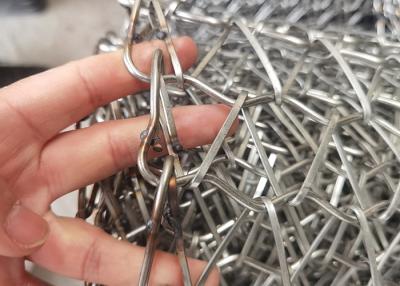 Cina estremità a spirale di Mesh Conveyor Belt With Welded del cavo di acciaio inossidabile di larghezza 304 di 5.4m in vendita