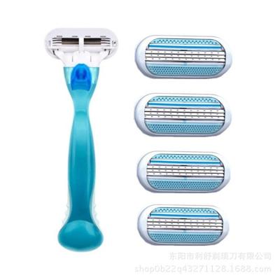 China Cuchilla reemplazable para reponer cuerpo afeitadora facial etiqueta privada desechable portátil de viaje afeitadora para mujeres en venta