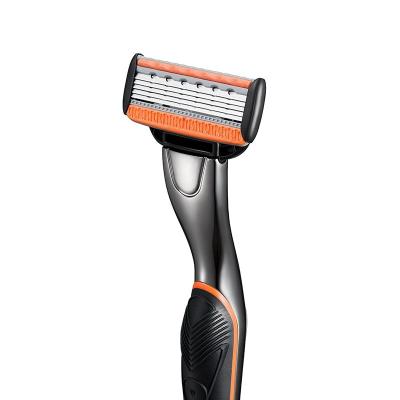 China Precio de fábrica Razor de afeitar seguro personalizado 5 Sistema de cartucho de cinco hojas de afeitar para hombres en venta