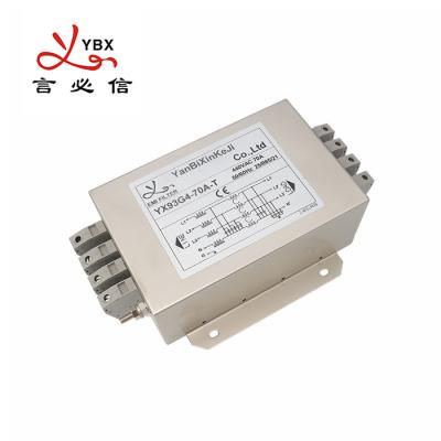 중국 CE ROHS 승인과 UL 94V-0 440VAC 10A 3 단계 이엠아이 필터 판매용