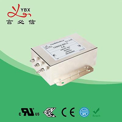 중국 CE ROHS 승인과 UL 94V-0 440VAC 10A 3 단계 이엠아이 필터 판매용