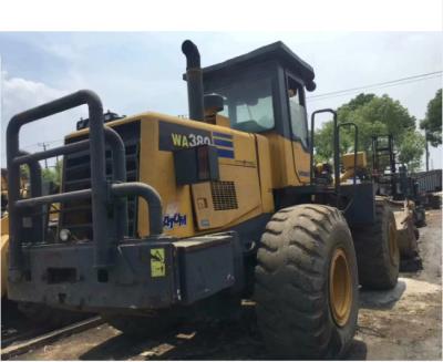Chine 3m3 a employé le chargeur de roue de la machine WA380-3 KOMATSU de Caterpillar à vendre