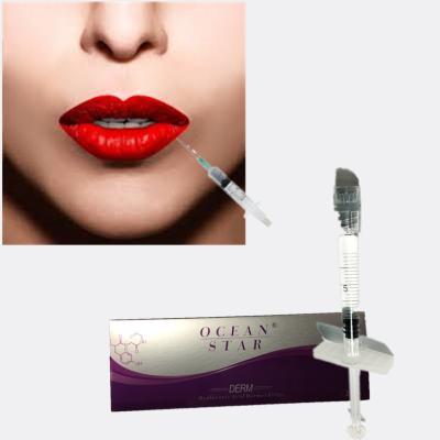 China Ocean Star lip injection derm 2ml hyaluronic acid injectable dermal fillers for sale