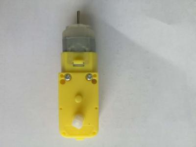 Cina Piccola velocità di plastica gialla del cambio 3V/12V 6-600rpm completamente chiusa al motore di CC in vendita