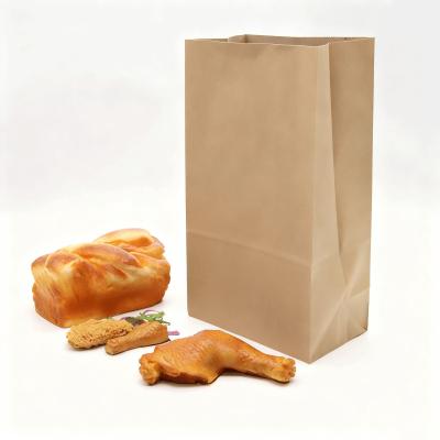 Cina Sacchetti di carta SOS personalizzati per alimenti, sacchetti di carta kraft riciclata marrone con logo stampato in vendita