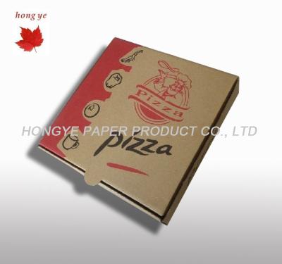 Cina Scatole di cartone ondulate per pizza in vendita