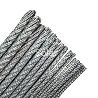 Κίνα Γαλβανισμένη/κατασκευή σχοινιών 6x25Fi+FC 6x25Fi+IWRC χαλύβδινων συρμάτων Ungalvanized προς πώληση