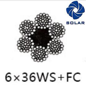Κίνα 6x36WS+FC η γραμμή ήρθε σε επαφή με το ανυψωτικό σχοινί καλωδίων προς πώληση