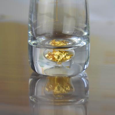 Chine Ensemble de verre à liqueur du fond de feuille d'or à vendre