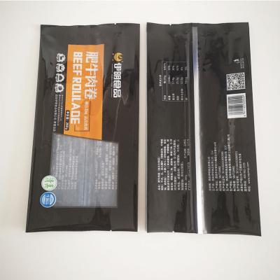 Cina Moisture Proof Hot Seal Jerky Packaging Bags Plastic Bag Custom PE Bag Use Food Grade Low Density Polyethylene Three Side Sealed Material in vendita