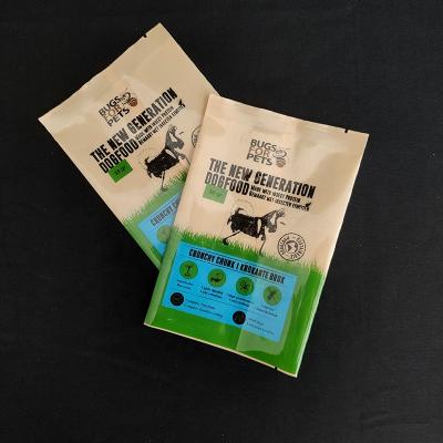 Cina Moisture Proof Custom Logo Plastic Back Seal Beef Snacks Packing Pet Food Center Seal Packaging Bags in vendita
