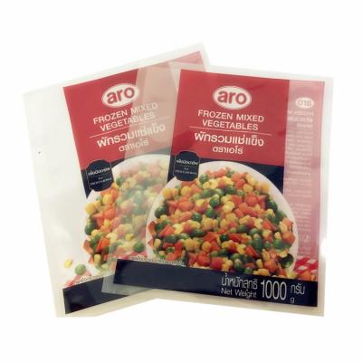 Cina Safety Three Sides Seal Frozen Vegetables Plastic Bag in vendita