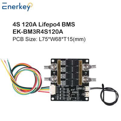 중국 에너키 4S 12V BMS 라이프포4 배터리 보호 보드 120A 자동차 시작 인버터 판매용