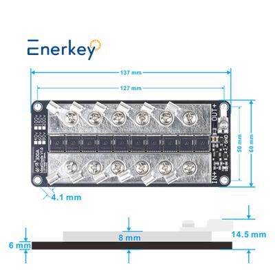 중국 Enerkey 아이디얼 다이오드 모듈 40V 60V 80V 300A 태양광 기지국 이중화 전원 배터리 스위칭 모듈 RV 개조 판매용