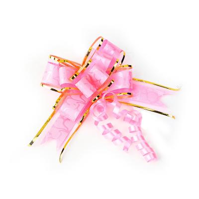 Cina Il nastro dell'organza del cuore degli archi 6inch di tirata di rosa della decorazione del regalo ha personalizzato in vendita