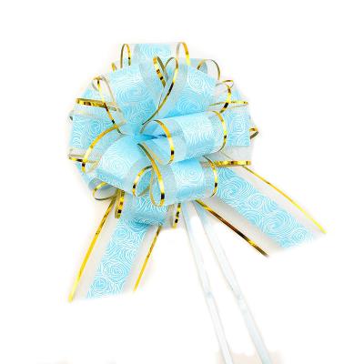 Cina Il Natale del fiore di Pom Pom Plastic Giant Pull Bow 6Inch tira gli archi in vendita