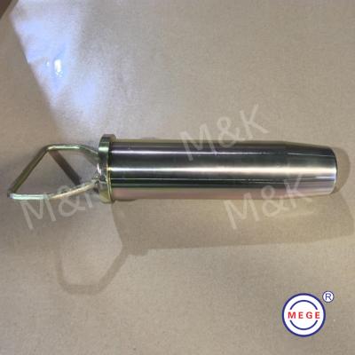 China Precision Rotation Lock Pin Carburized Alloy Steel With Welded Handle Tapered Tip for sale