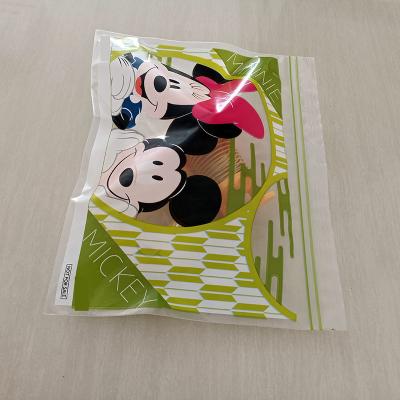 Cina Sacchetto di doppia chiusura con zip in plastica con chiusura per panini con chiusura in PE in vendita