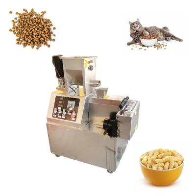 Κίνα 5.5kw Snack Bar Twin Screw Extruder Πουφωμένα τσιπς καλαμποκιού Snacks Μηχανή παρασκευής τροφίμων προς πώληση