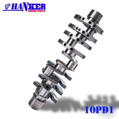 China Isuzu 10PD1 Engine Parts Crankshaft Stock with High performance hardness for sale