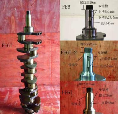 Chine vilebrequin en acier de moteur de 12200-Z5500 Z5568 FE6 FE6TA à vendre