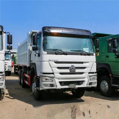 中国 375HP 8X4 6X4 ダンプトラック 中古 HOWO-7 電子安定制御システム付き重トラック 販売のため