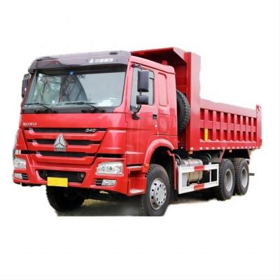 中国 国産重型トラック HOWO 371 375hp 8x4 6x4 4x2 5.6x2.3x1.5 貨物タンク付きダンプトラック 販売のため