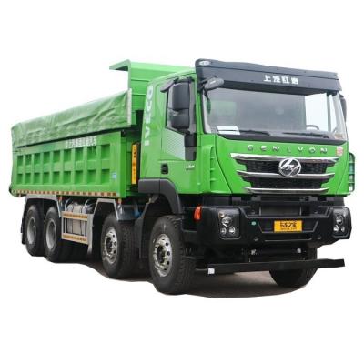 China Hot segunda mão 0 Km Saic Hongyan Jieshi C6 460hp 8X4 6.7m AMT Automático Dump Truck à venda