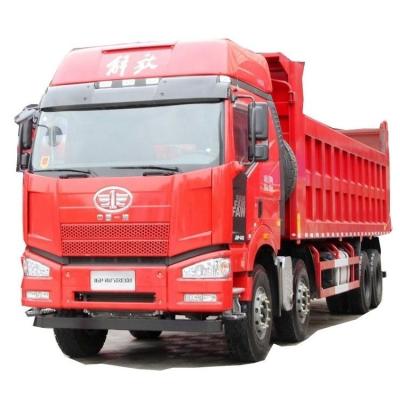 China 460HP Faw Jiefang J6P camião pesado 8X4 8,8m camião de descarga para trabalhos pesados de construção à venda